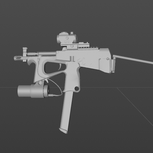 OBJ file Russian PP-2000 submachine gun-1 🦸 ・Model to download and 3D print・Cults