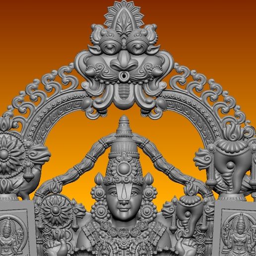 🎨 Lord Venkateshwara with Dasha Avatar & Ashta Lakshmi | 3D Printable ...