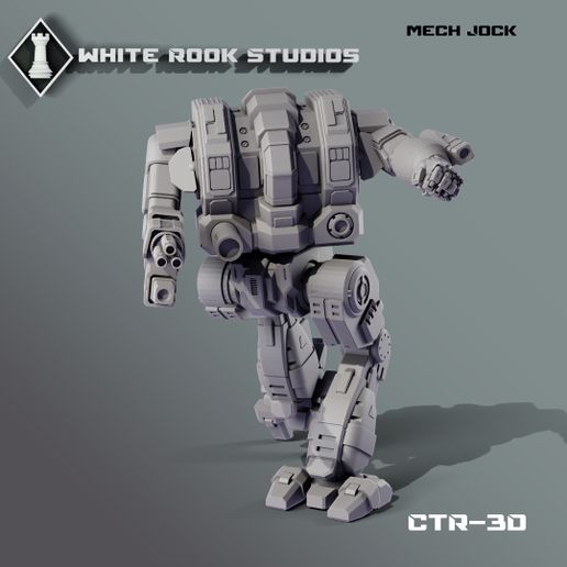 🤖 American Mecha - CTF Cuirass - Mech Jock・ 3D File for 3D printing・Cults