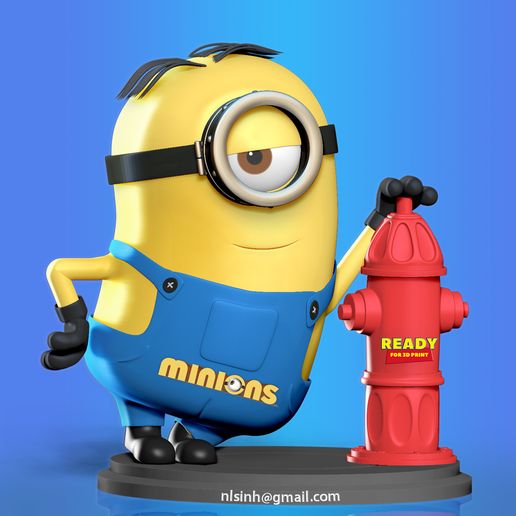 3D 文件 Minion Stuart 👹 ・可下载 3D 打印模型・Cults