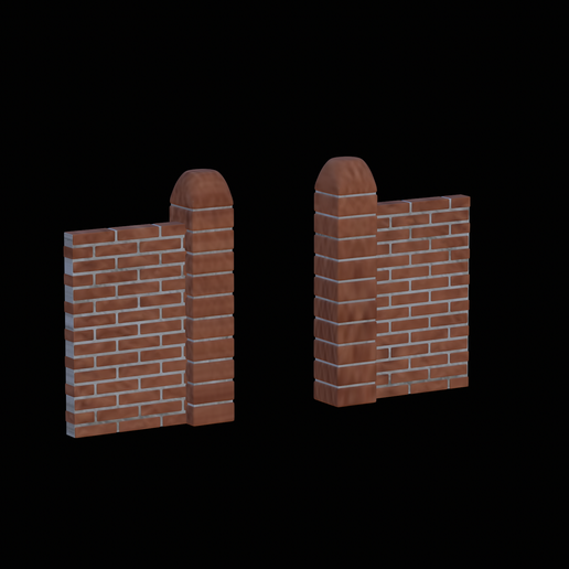 🧱 brick wall for complete construction・Free STL File for ・Cults