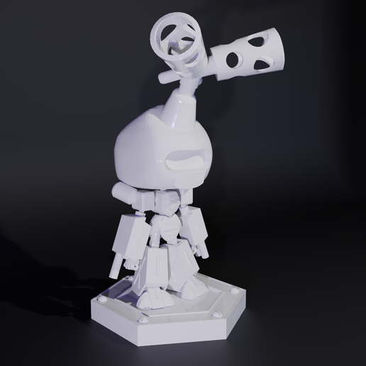 🦸 METABEE V2 | Chibi Mech Figurine・Free STL File for 3D printing・Cults