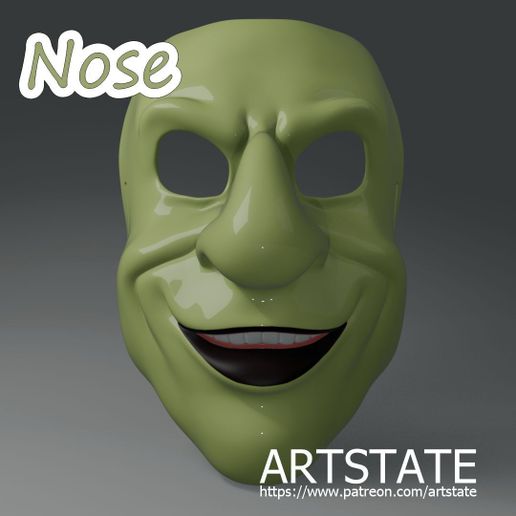 3D file ARTSTATE Nose 👃 ・3D printing model to download・Cults