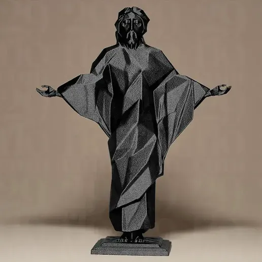 ️ Geometric Christ・ 3MF File for 3D printing・Cults