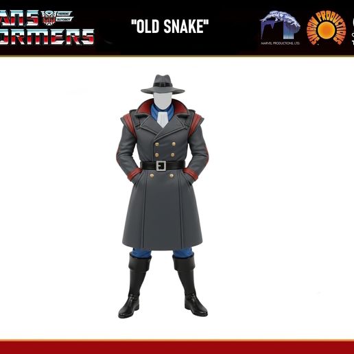 🤖 Transformers G1 / GI Joe "OLD SNAKE" V2・ STL File for 3D printing・Cults