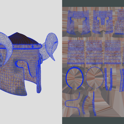 🪖 Horned Helmet・ STL File for ・Cults