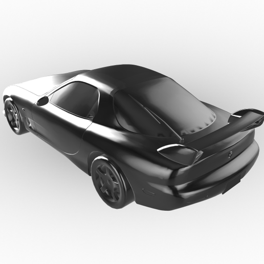 🚗 Mazda RX-7・ STL File for ・Cults