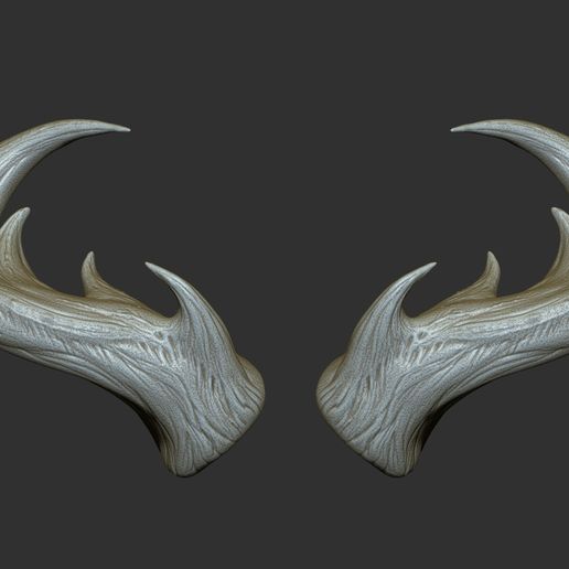 🤘 24 - Creature+Monster+Demon Horns・ 3D File for 3D printing・Cults