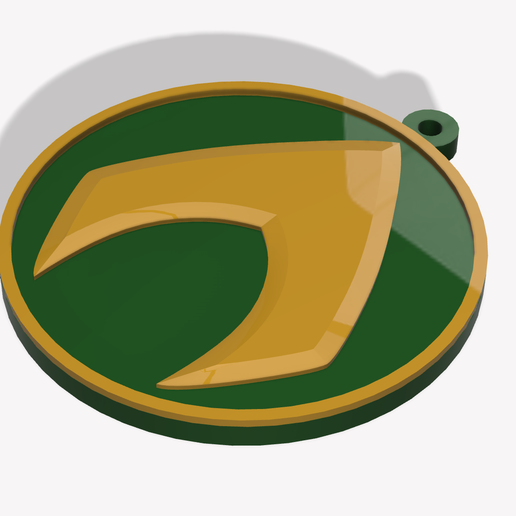 STL file AQUAMAN KEYCHAIN 🗝️ ・3D print design to download・Cults