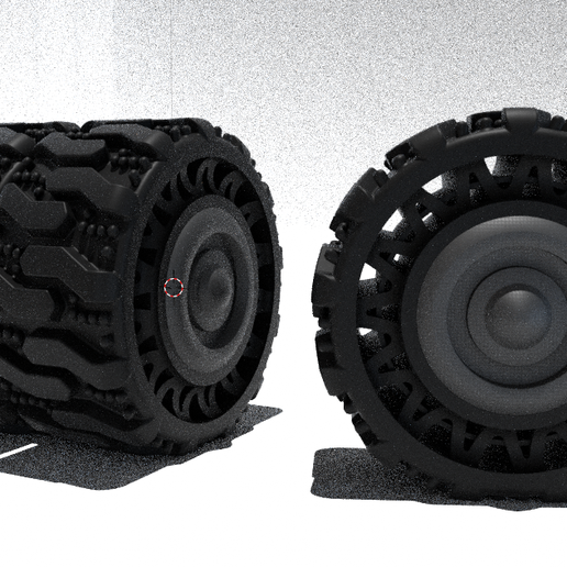 STL file sport airless tire with wheel 🛞 ・3D printing template to ...