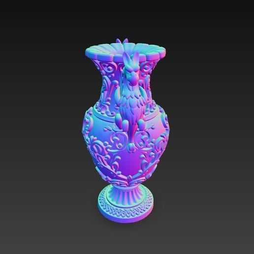 🏺 Dragon-Headed Ancient Vase / Planter - Fantasy Decorative Object・ STL ...