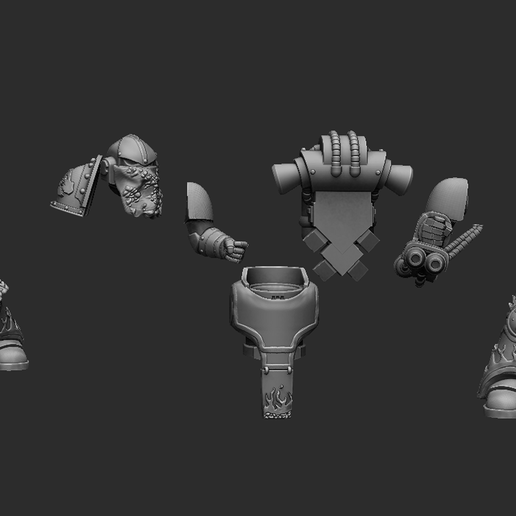 🎲 Pyroclast- Salamanders Legion・ OBJ File for ・Cults