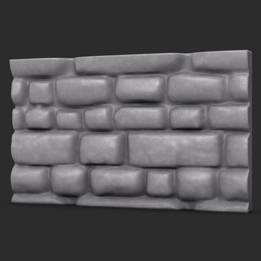 arquivo STL Stone Wall 192 🏘️ ・Design para download e impressão 3D・Cults