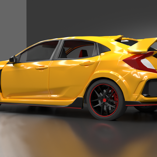 🚗 Civic Type R・ STL File for ・Cults