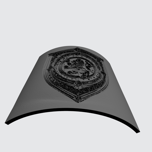 Free STL file lion shield 🦁 (OBJ and 3MF)・3D printable design to ...