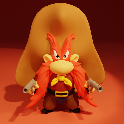 🎨 Yosemite Sam・Free STL File for ・Cults