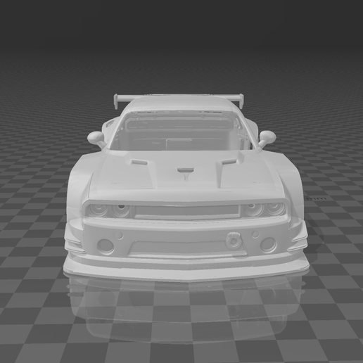 🐚 Dodge Challenger SRT8 LM 2013 Shell Body – Divided Parts for Easy ...