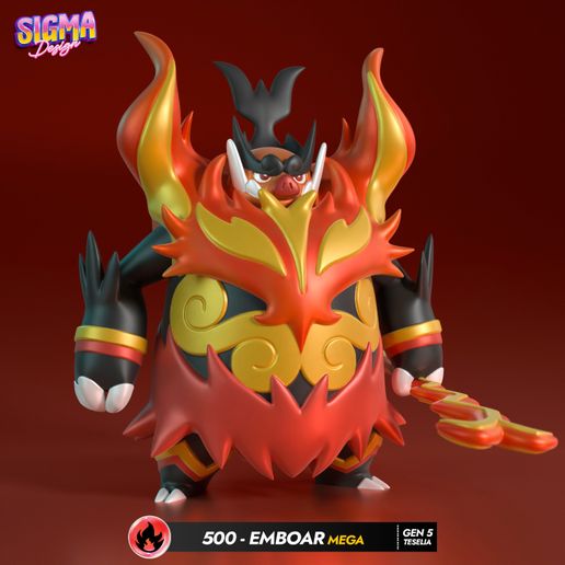 🐉 500 Mega Emboar・ 3D File for 3D printing・Cults