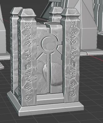 🎲 Necron Terrain Set・ 3D File for ・Cults