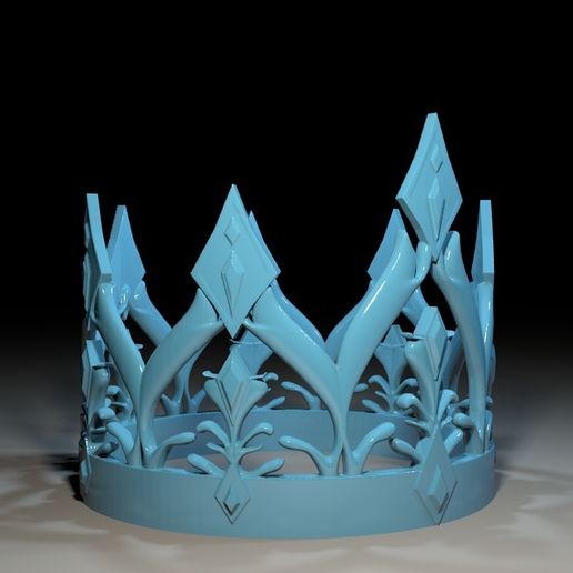 👑 Crown of the Ice Queen・ STL File for 3D printing・Cults
