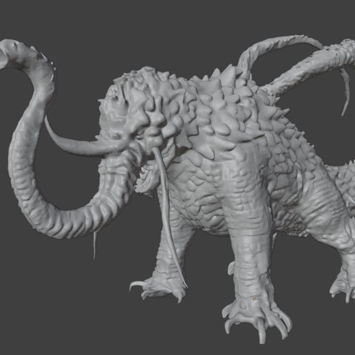 👹 Titanus Mokele mbambe・ STL File for 3D printing・Cults
