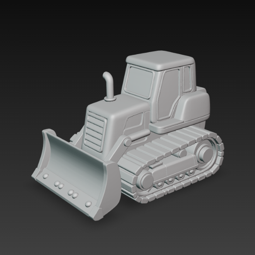 🚜 Bulldozer 3D Model - Heavy Machinery for 3D Printing・Free STL File ...