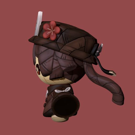 👧 Cute puppet Hu Tao Genshin Impact 2025・ STL File for 3D printing・Cults