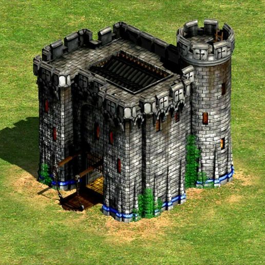 🏰 Age of Empires Castle・ STL File for 3D printing・Cults