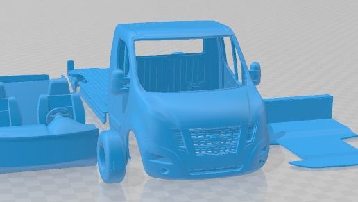 🚚 Nissan NV400 FWD LL35 L3H1 Platform 2014 Printable Truck・ 3D File for ...