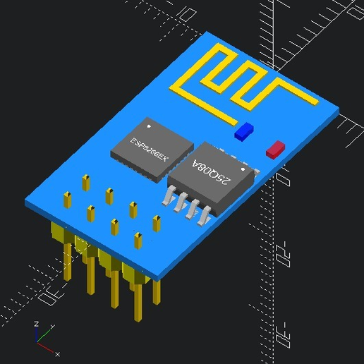 ESP8266 based modules models library - Cults3D 3D Model | 3Drop