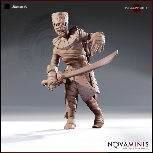 🪦 Mors Mihi Lucrum: Tomb of the Mummy [Pack]・ 3D File for ・Cults