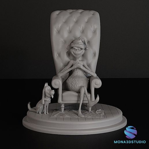 🎄 The Grinch 3D Diorama – Christmas Edition・ STL File for 3D printing・Cults