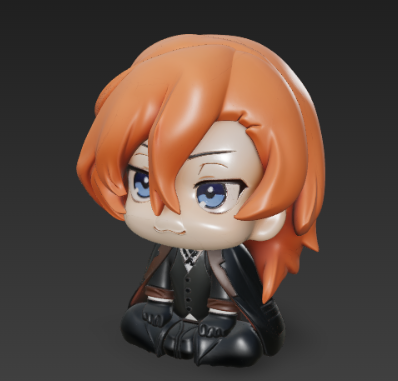 🐕 Bungo Stray Dogs - Chuya Nakahara・ OBJ File for 3D printing・Cults
