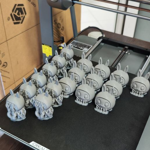 🎨 Labubu head・3D Print with the Ender3 v3 plus 3D printer・Cults