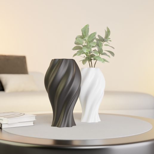 🏺 Minimal Vlux Vase・Free STL File for 3D printing・Cults