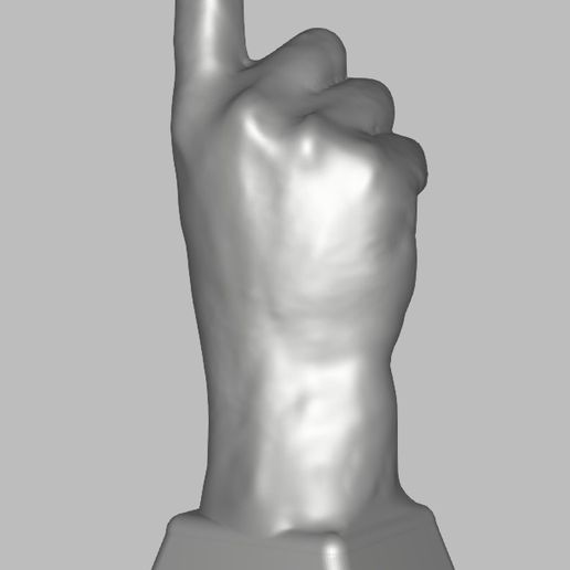 Hand bust index finger・ STL File for ・Cults