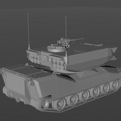 🗺️ Modelo 3D del lanzador de misiles antitanque LOSAT "Line of Sight ...