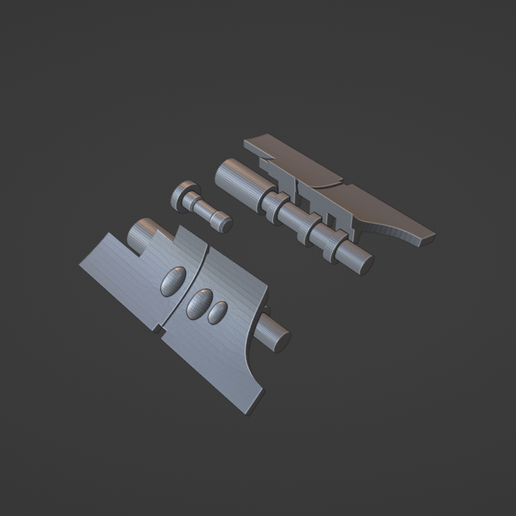 🛰 Stabilizers for space elf tank・Free STL File for ・Cults