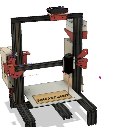 🔧 LASER module for ENDER3/CR10, AlfawiseU20/U30・Free STL File for ・Cults