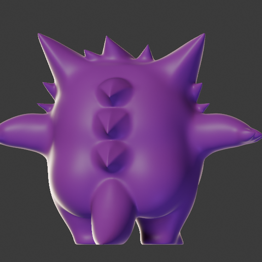 STL file Gengar figurine 🐉 ・3D printable model to download・Cults