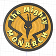🎨 The Mighty Monarch Wall Plaque・Free STL File for 3D printing・Cults