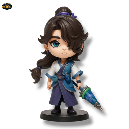 🧙 Scholar Hwei Chibi Figure League of Legends 3D Model・ STL File for 3D ...