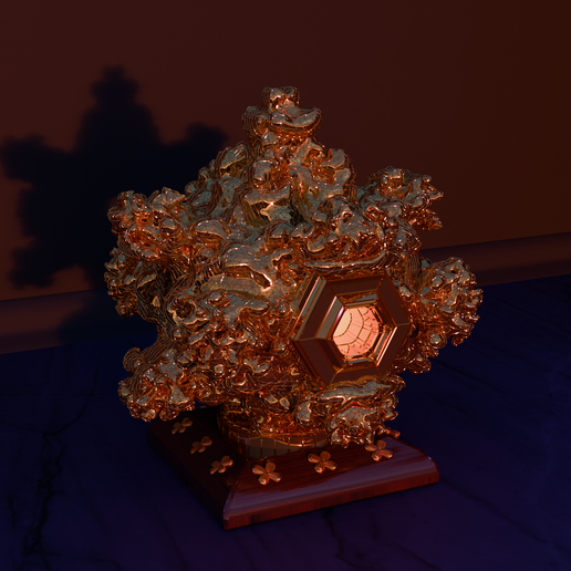 📐 Fractal bloom・ STL File for 3D printing・Cults