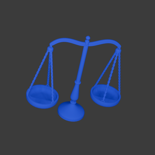 ⚖️ Balance Scale STL・ 3D File for 3D printing・Cults