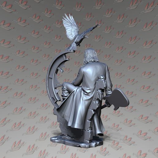🐦 THE CROW・ STL File for 3D printing・Cults