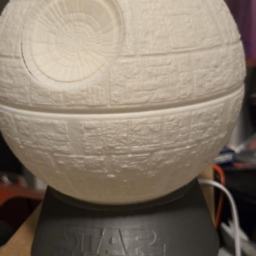 ⭐ Base for Death Star Lamp - Ikea Fado 17cm・Free STL File for 3D ...