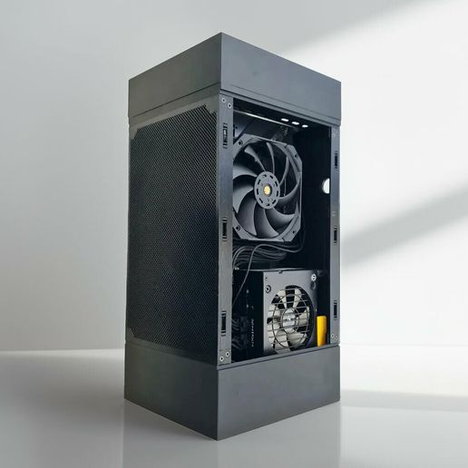 💾 Mesh ITX PC Case - MODCASE 3D 14.5L・Archivo 3D para Impresión 3D・Cults