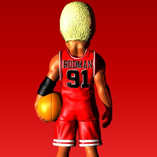 🏀 DENNIS RODMAN CHICAGO BULLS FIGURE BASKETBALL NBA JORDAN・ STL File ...