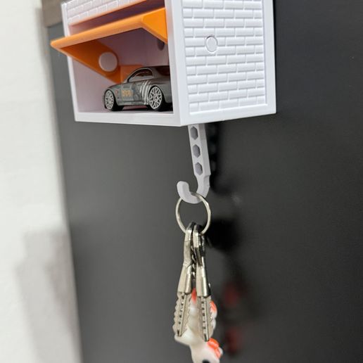 🔑 Hotwheels & Matchbox Garage Key holder・3D Print with the X1C 3D printer・Cults