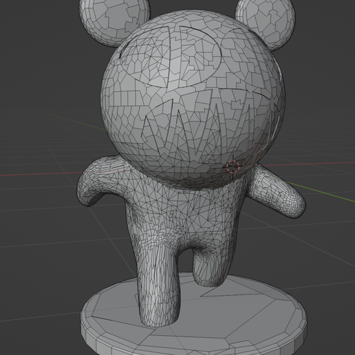 🐻 Radiohead modified bear・ STL File for 3D printing・Cults